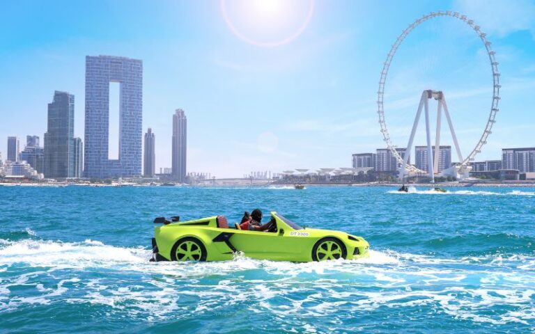 Instagrammable Adventure Jet Car Ride at JBR & Palm Jumeirah